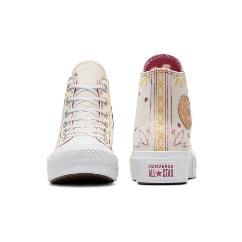 Converse - Women's Chuck Taylor All Star Lift Platform Western Stitch ...