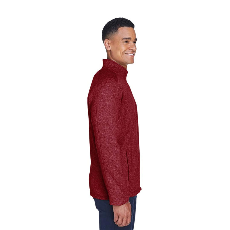 Devon & Jones - Men's Melange Full Zip Fleece Sweater (DG793 BB) – SVP ...