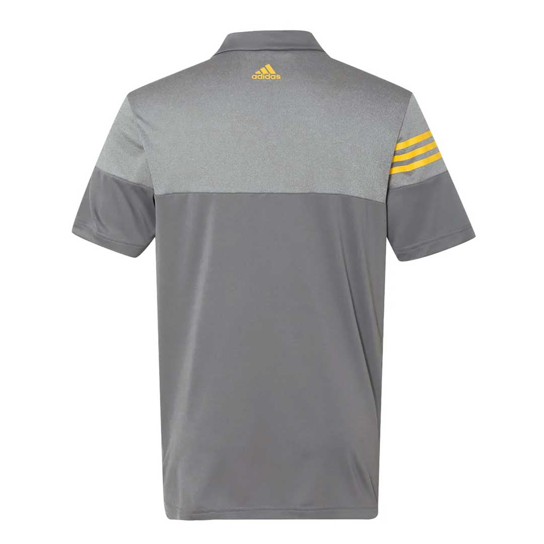 adidas - Men's Heathered 3-Stripes Colorblocked Polo (CZ4352) – SVP Sports