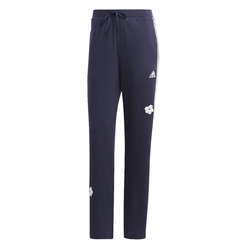 adidas - Women's Chenille Flower Patches 3-Stripes High Rise Pant (IC0 ...