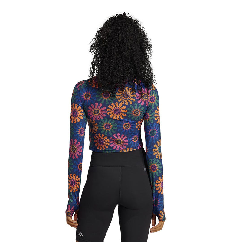 adidas - Women's adidas x FARM Rio Crop Long Sleeve T-Shirt (IM2360 ...