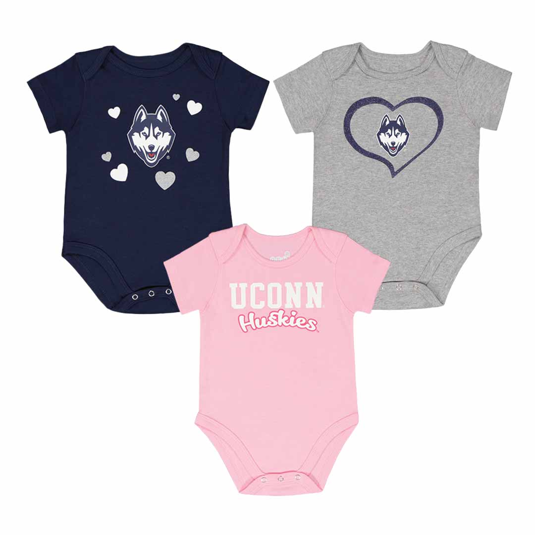 Girls' (Infant) UConn Huskies 3 Piece Champ Set (KZ415Z5 44) – SVP Sports