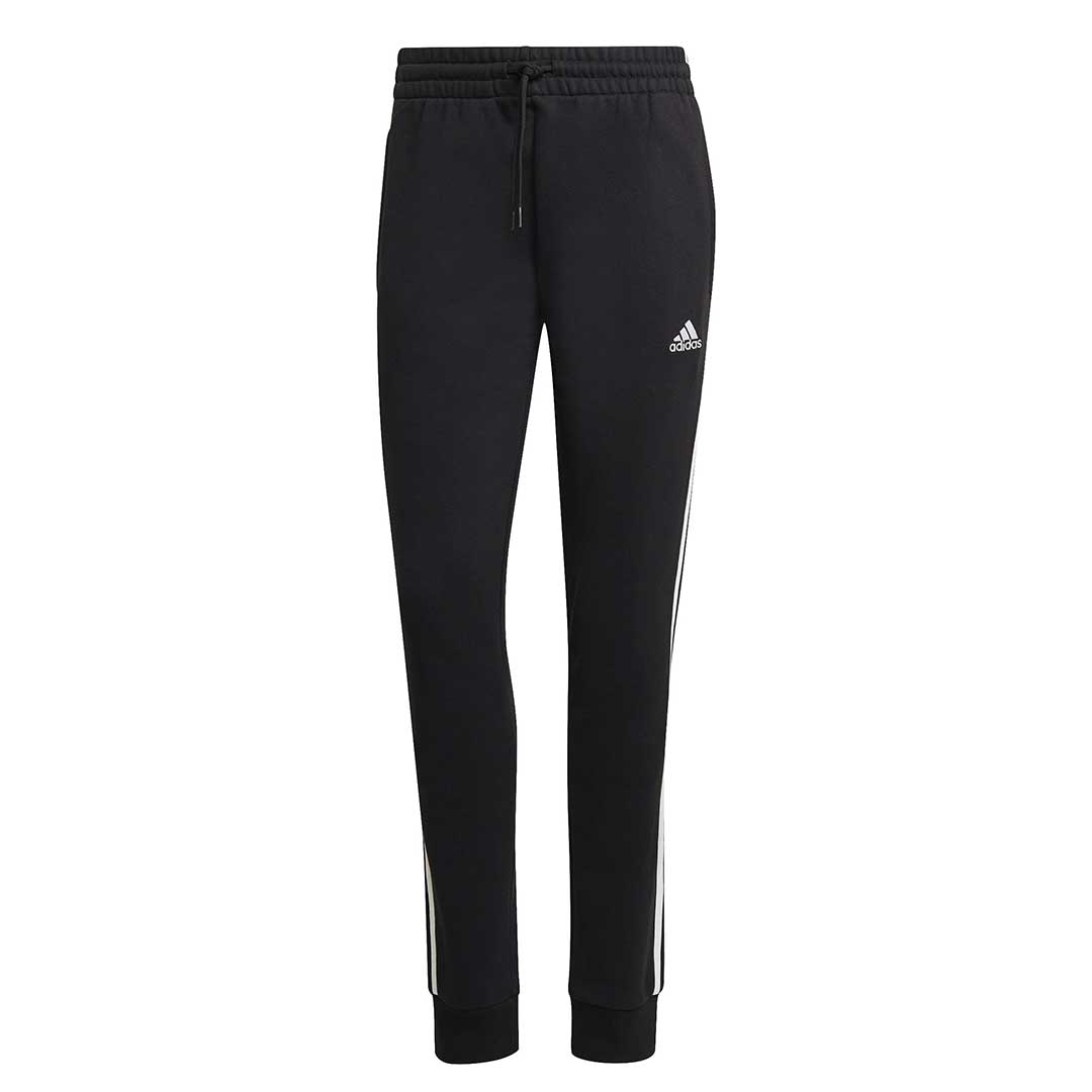 adidas - Women's Essentials 3 Stripes French Terry Cuffed Pants (IC877 ...
